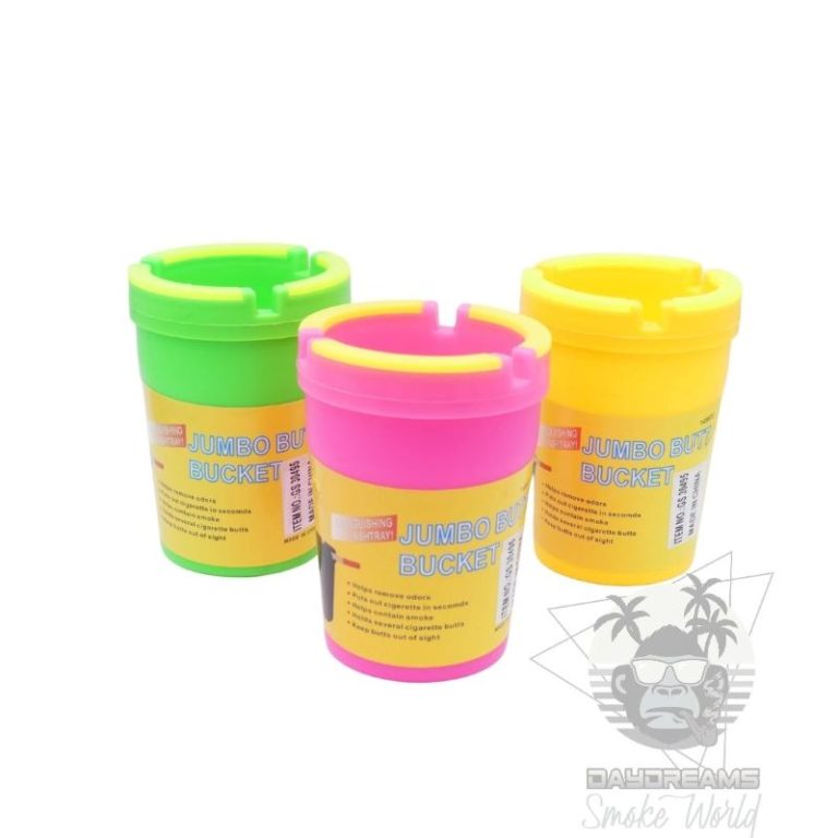 Jumbo Butt-Bucket Neon Colored AshTray ⋆ Daydreams Smoke Shop